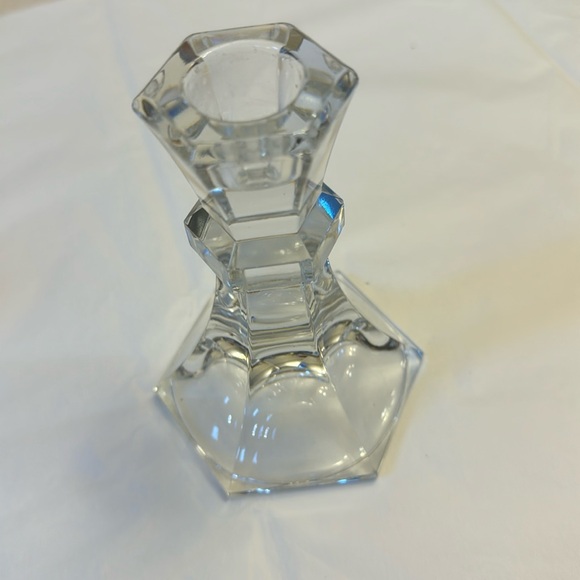 Accents | Vintage Crystal Candlestick Holder Inn Crystal Series ...